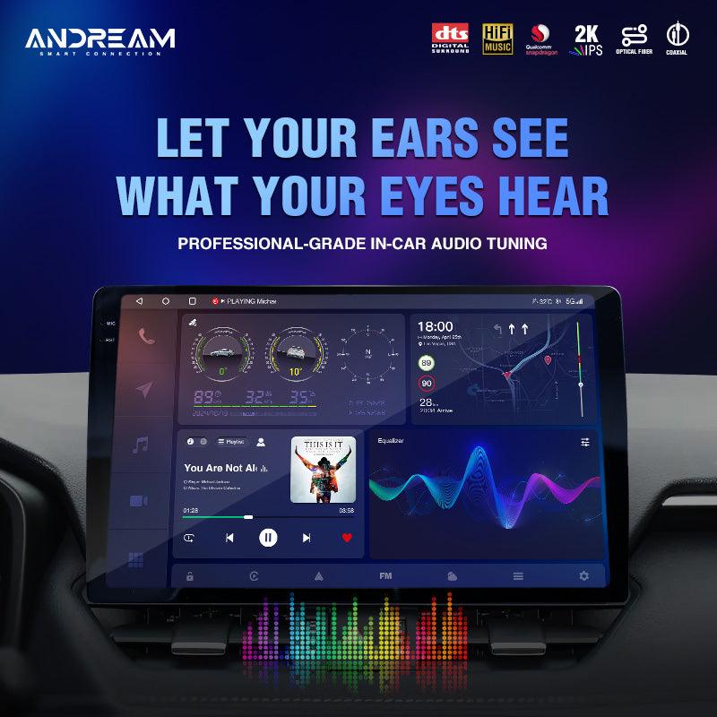 Andream Android 14.0 2K Top Sound Quality Certified DTS Pure Digital D ...