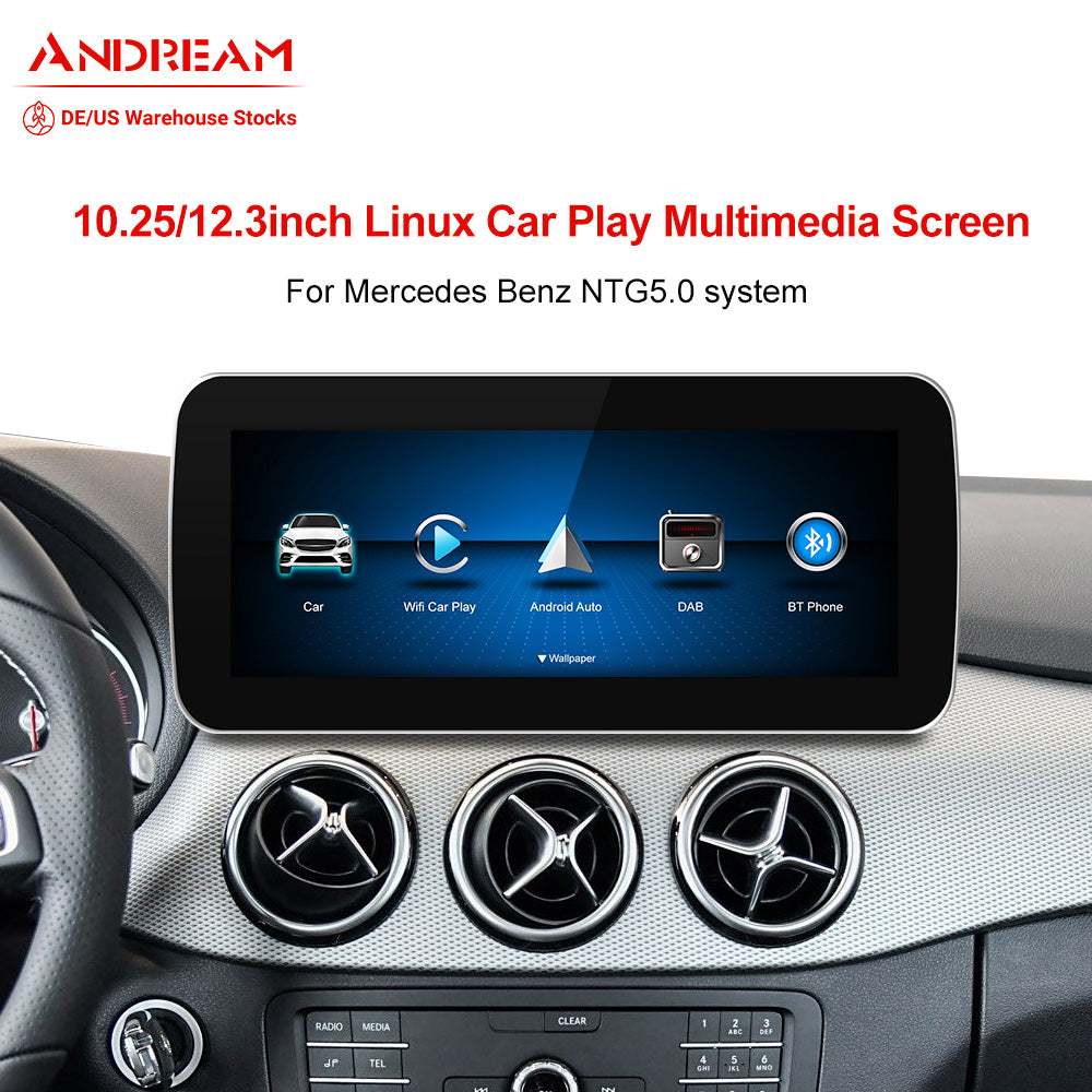 Wireless Carplay/Android Auto 10.25'' 12.3 '' Touchscreen Multimedia ...