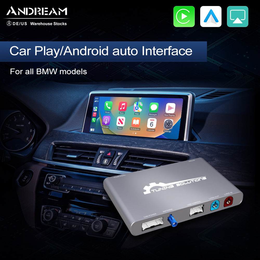 Andream Prime Kit BMW Wireless CarPlay Android Auto MMI CIC NBT EVO Co ...