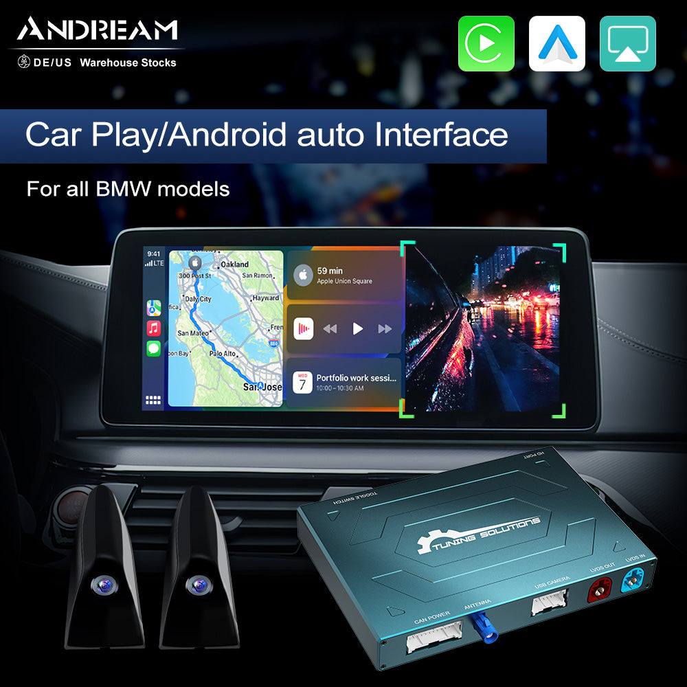Wireless CarPlay Android Auto MMI Prime For BMW CIC NBT EVO System Kit ...